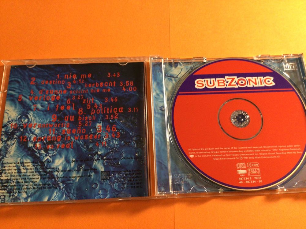SUBZONIC, CD 1997 | Kaufen auf Ricardo