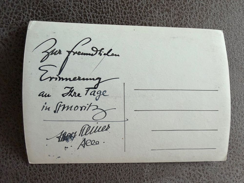 Wohnhaus von Albert Steiner St. Moritz, Original signiert (Gebraucht ...