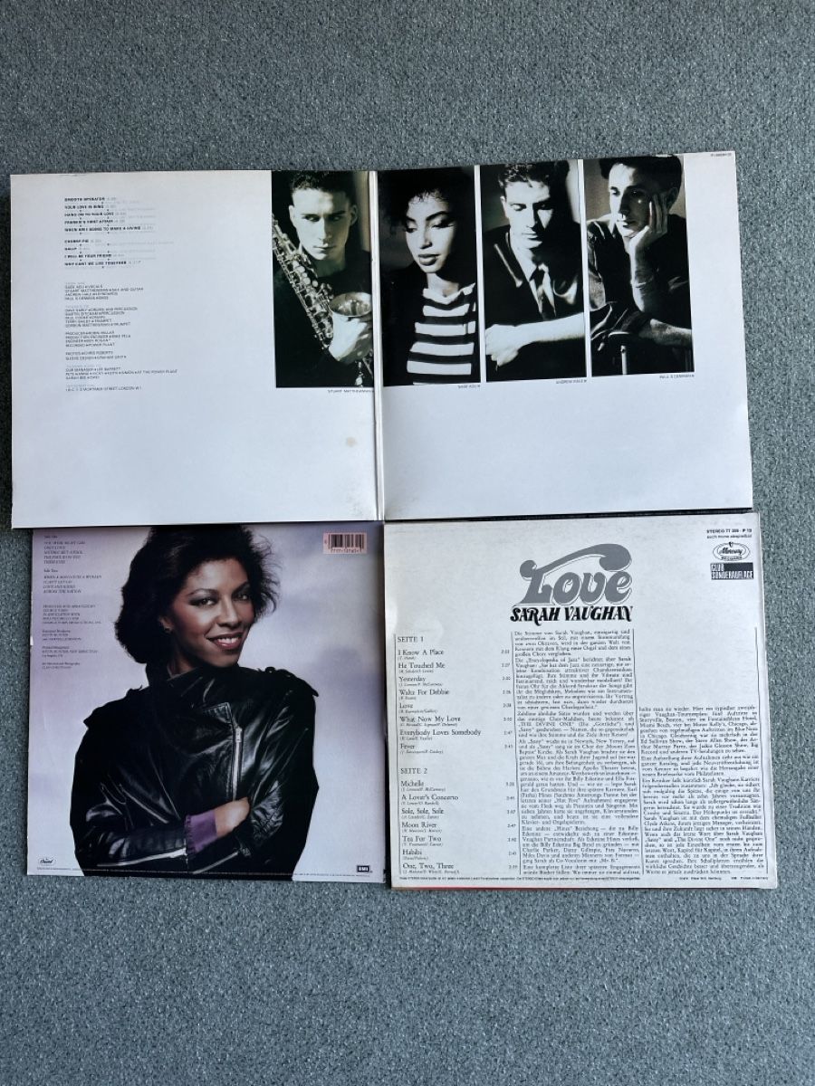 Schallplatten-Set: Sade, Natalie Cole, Sarah Vaughan Top! (Gebraucht ...