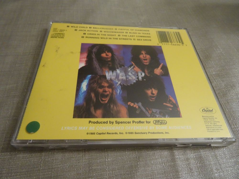W.A.S.P. WASP - The Last Command CD - Heavy Metal Rarität! (Gebraucht ...