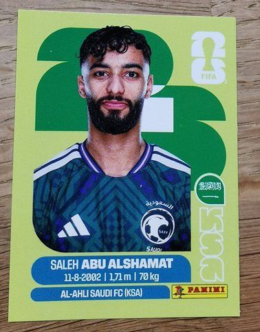 Abu Alshamat KSA 14 Panini FIFA World Cup 2026 ⚽🏆 (Neu (gemäss ...