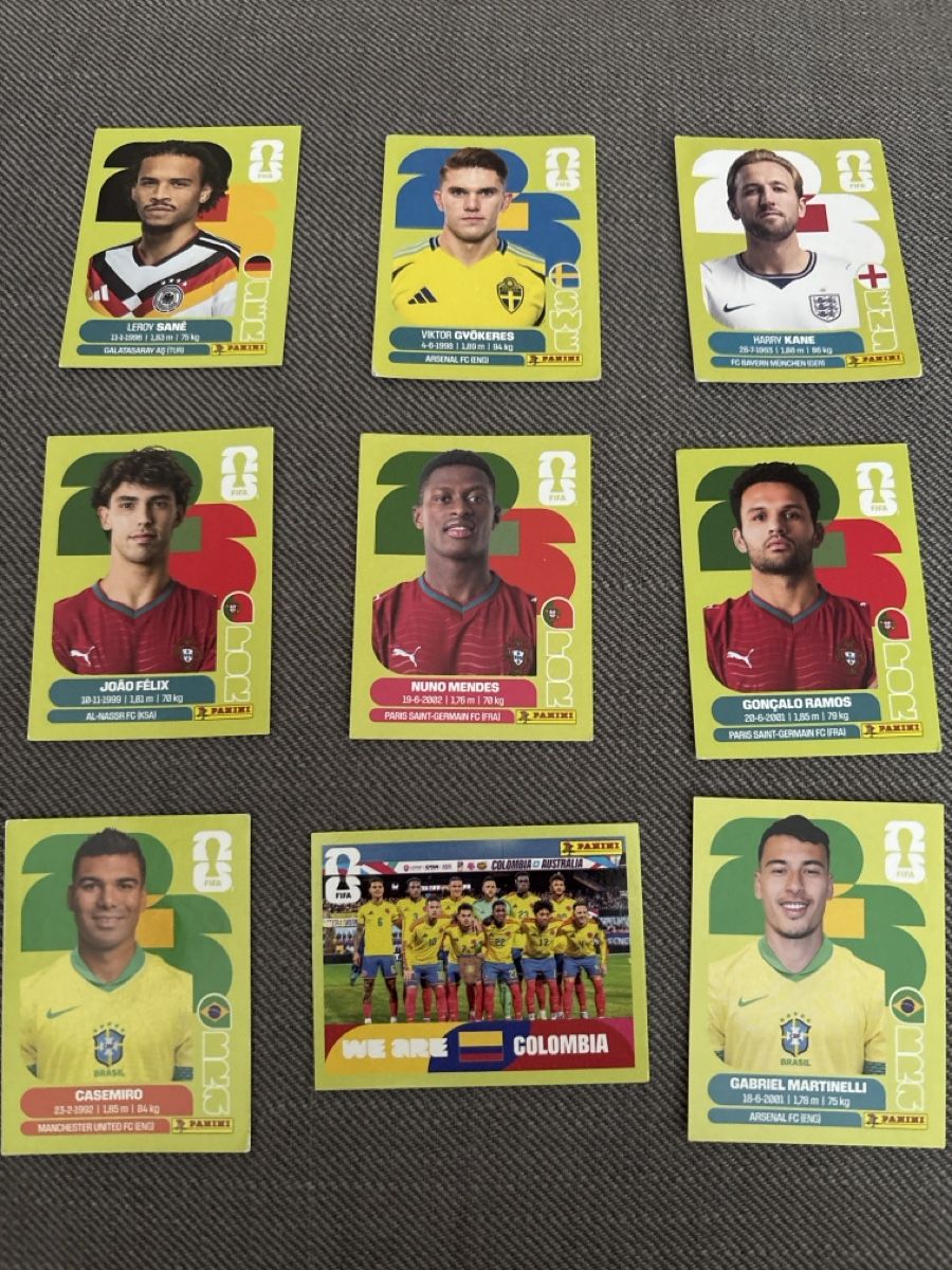 WM 2026 Sticker Panini: Harry Kane, G. Ramos, G. Martinelli (Neu ...