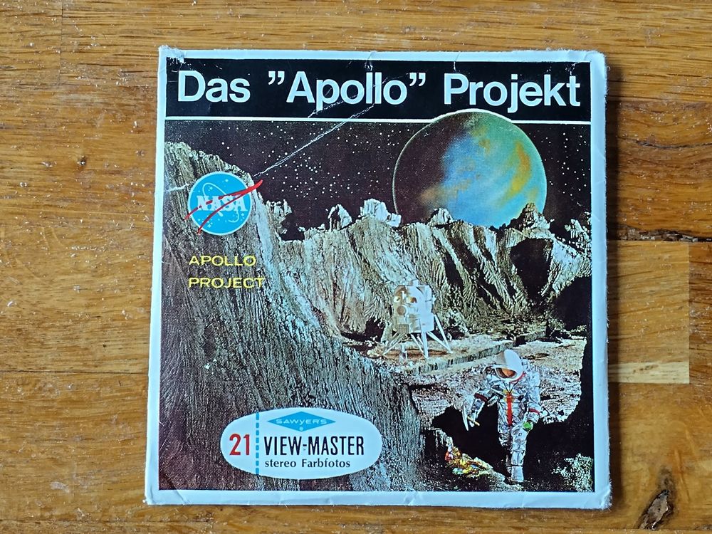 Vintage View-Master Stereoscope Reel: Das "Apollo" Projekt (Gebraucht ...