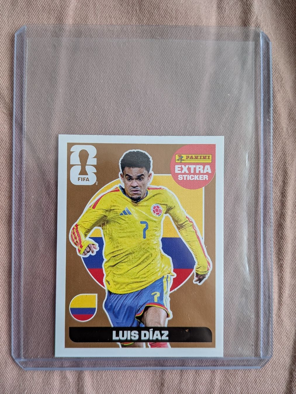 Panini WM 2026 Extra Sticker BRONZE Luis Diaz (Neu (gemäss Beschreibung ...