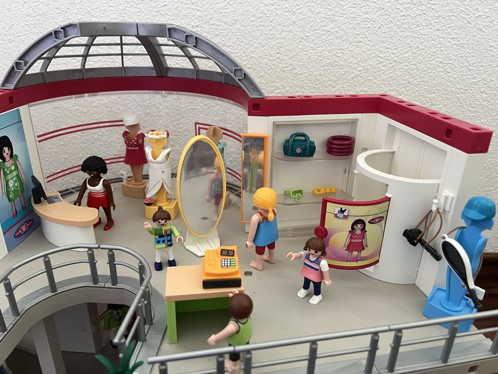 PLAYMOBIL 5485 City Life - Shopping-Center / Einkaufszentrum | Kaufen ...