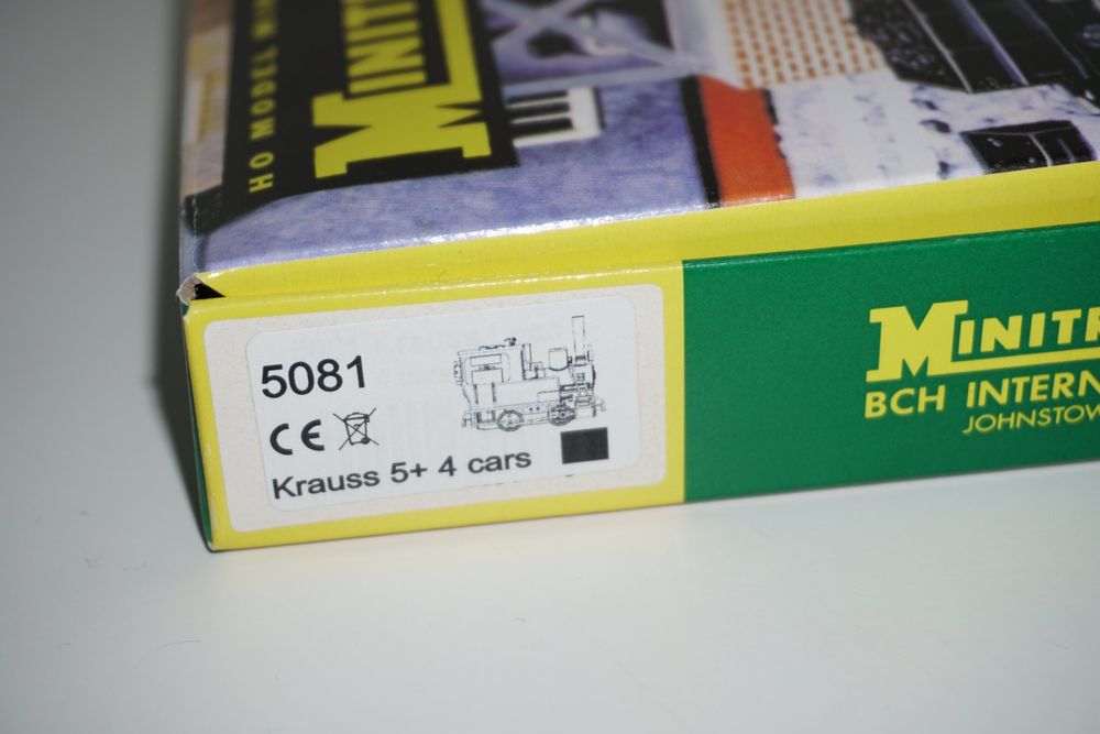Minitrains 5081 - Feldbahn Zugset Dampflok Krauss 5 H0e (Gebraucht) in ...