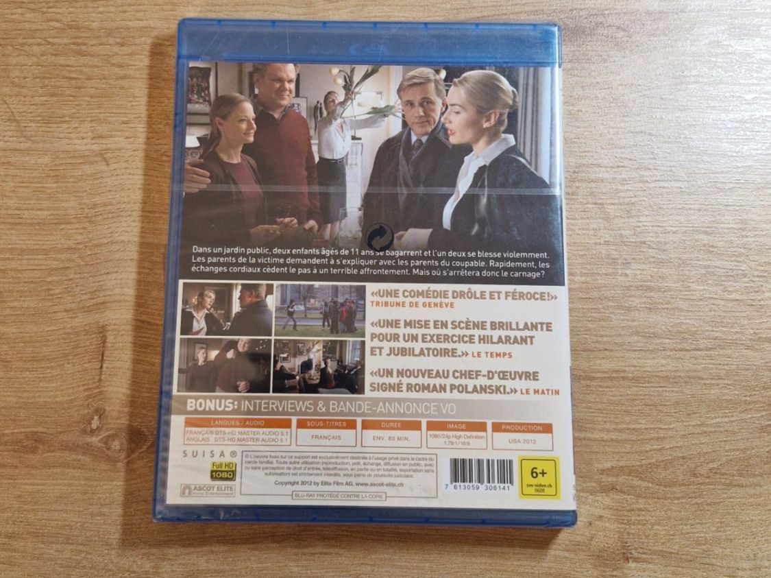 Carnage - Gott des Gemetzels (2012) NEU OVP Bluray (Neu und ...