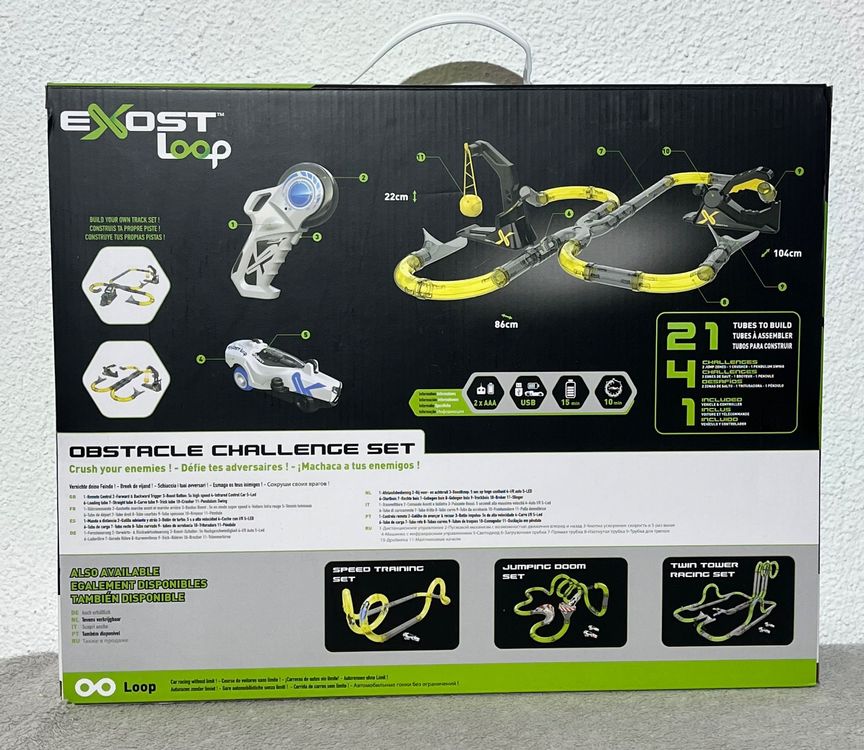Exost Loop Obstacle Challenge Set / Rennbahn / Actionbahn (Neu und ...