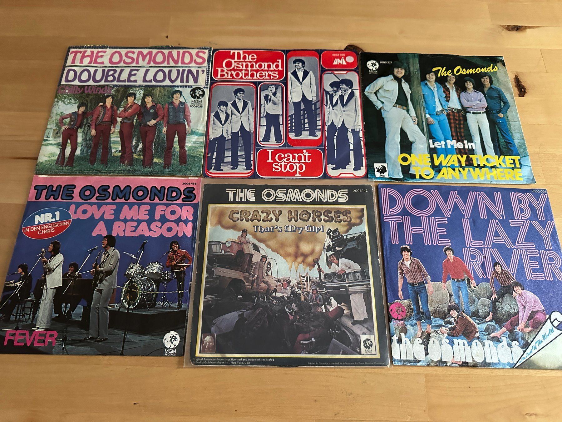 OSMONDS DONNY OSMOND MARIE tolle Single Sammlung Kult 70's (Gebraucht ...