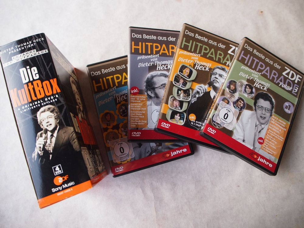 Die Kult-Box, 4 DVD, Dieter T. Heck, 40 Jahre ZDF Hitparade (Gebraucht) in Bassersdorf für CHF 9 ...