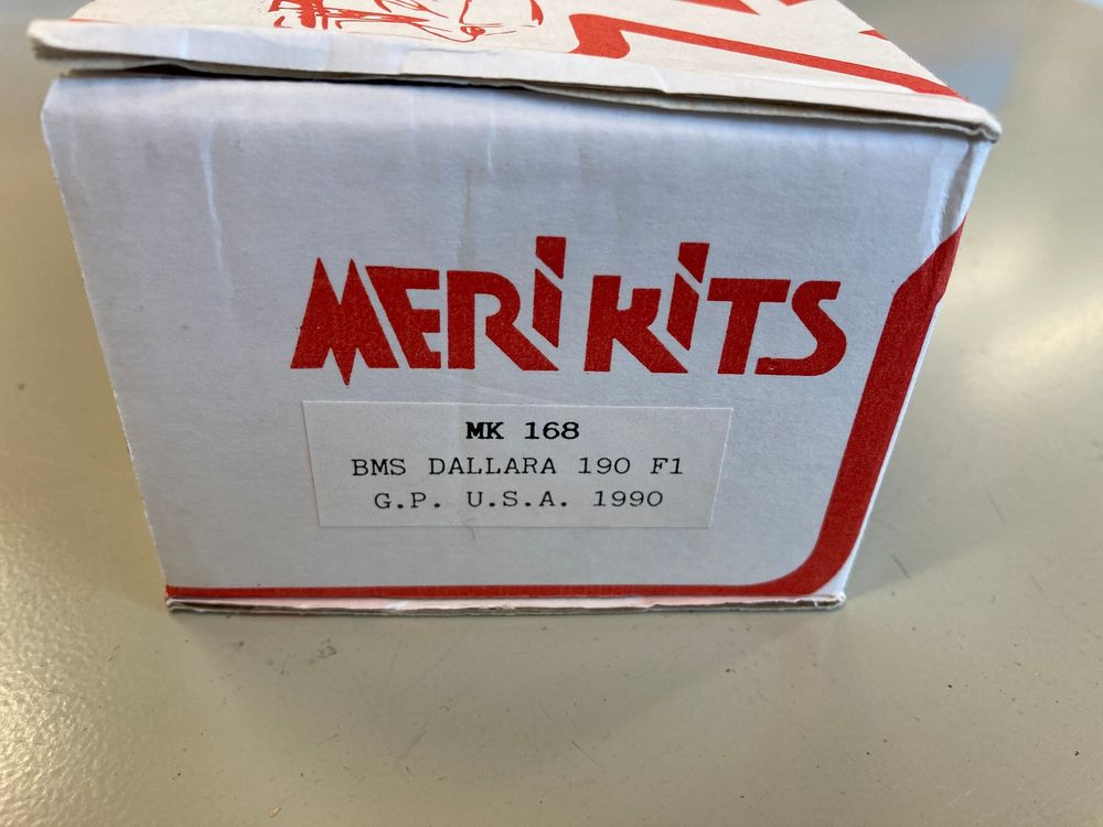 1/43 Meri Kits MK 168 BMS Dallara 190 F1 GP USA 1990 Bausatz (Neu ...