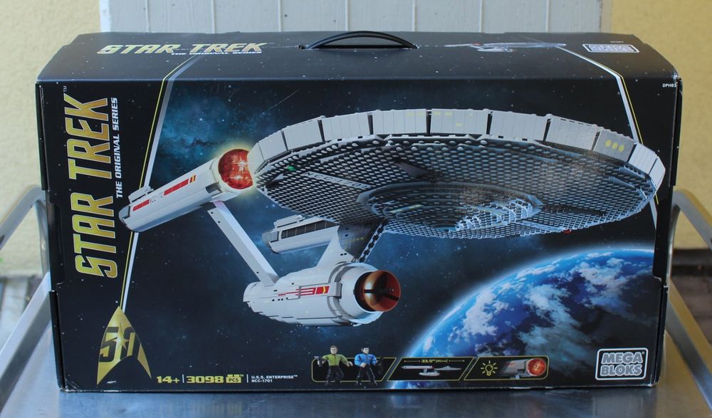 Mega Bloks DPH83 Star Trek Enterprise NCC-1701 Sammler Stück (Neu und ...