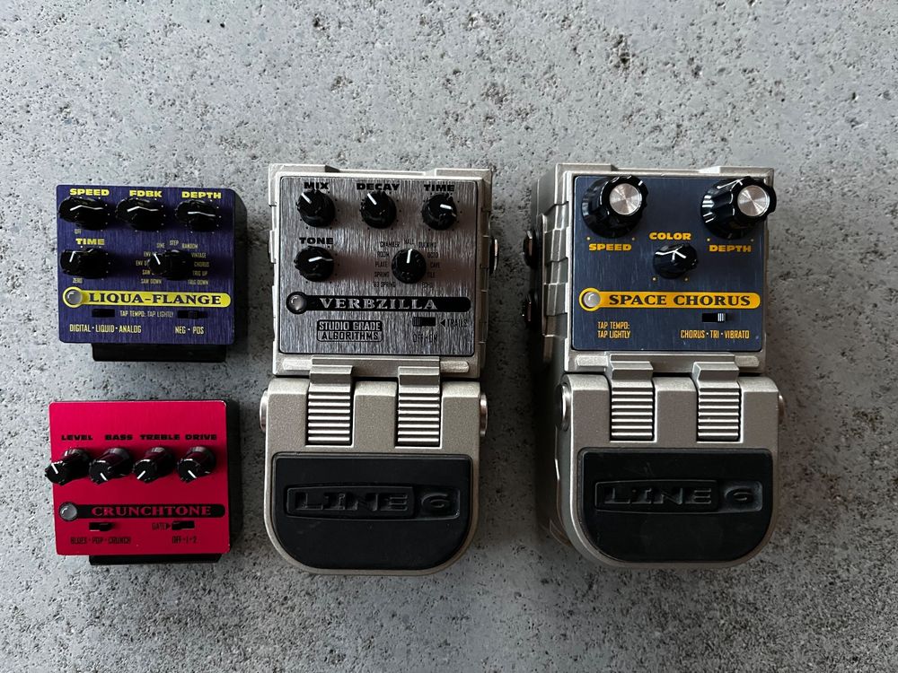 Line6 Liqua Flange, Verbzilla, Space Chorus und Crunchtone | Kaufen auf ...