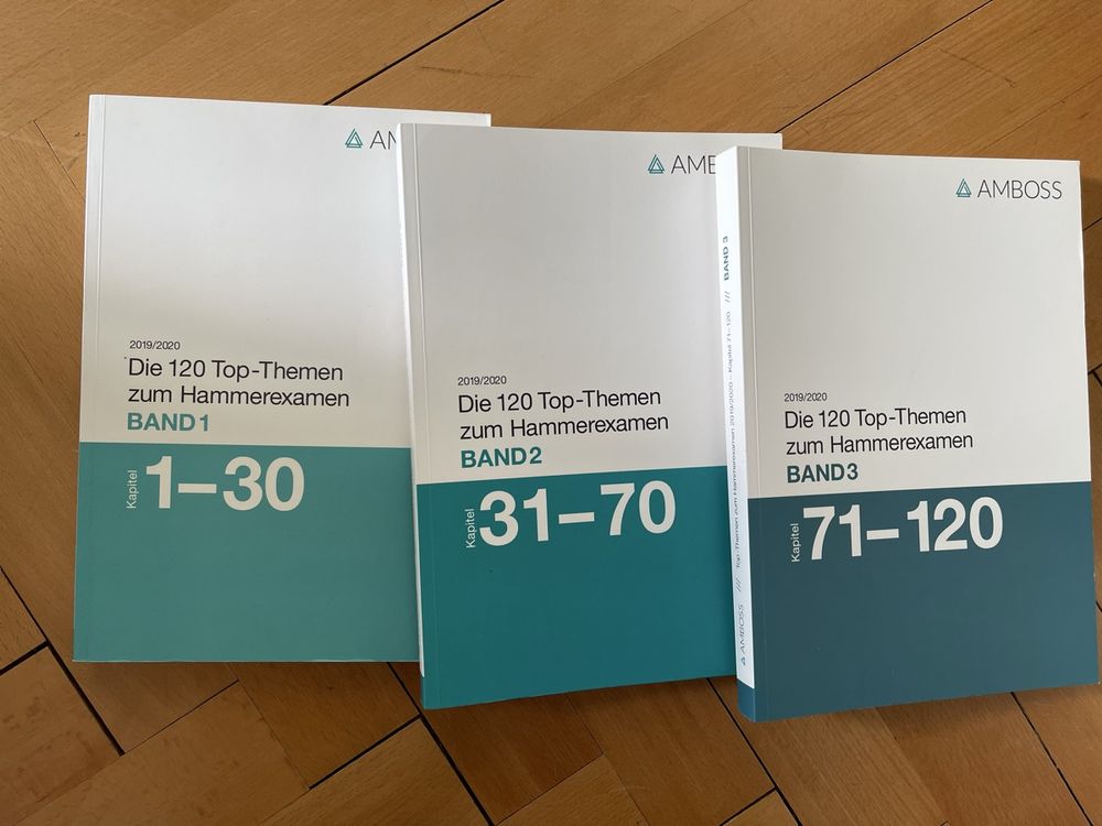 Amboss Hammerexamen Top 120 Themen (Neu (gemäss Beschreibung)) in ...