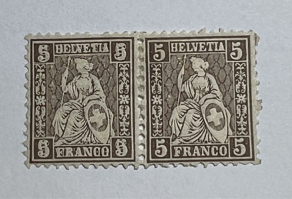 5Rp. Sitzende Helvetia, Paar mit Plattenfehler | Kaufen auf Ricardo