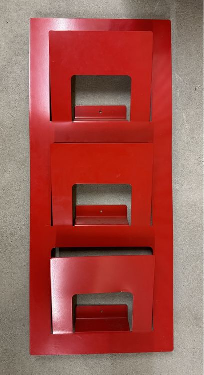 Ikea classic: Skrissel Magazine/Newspaper rack (red) | Kaufen auf Ricardo