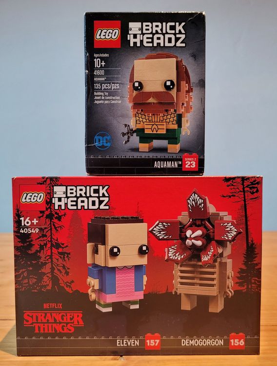 Lego Brickheadz: Stranger Things & Aquaman - Neu & OVP (Neu und ...