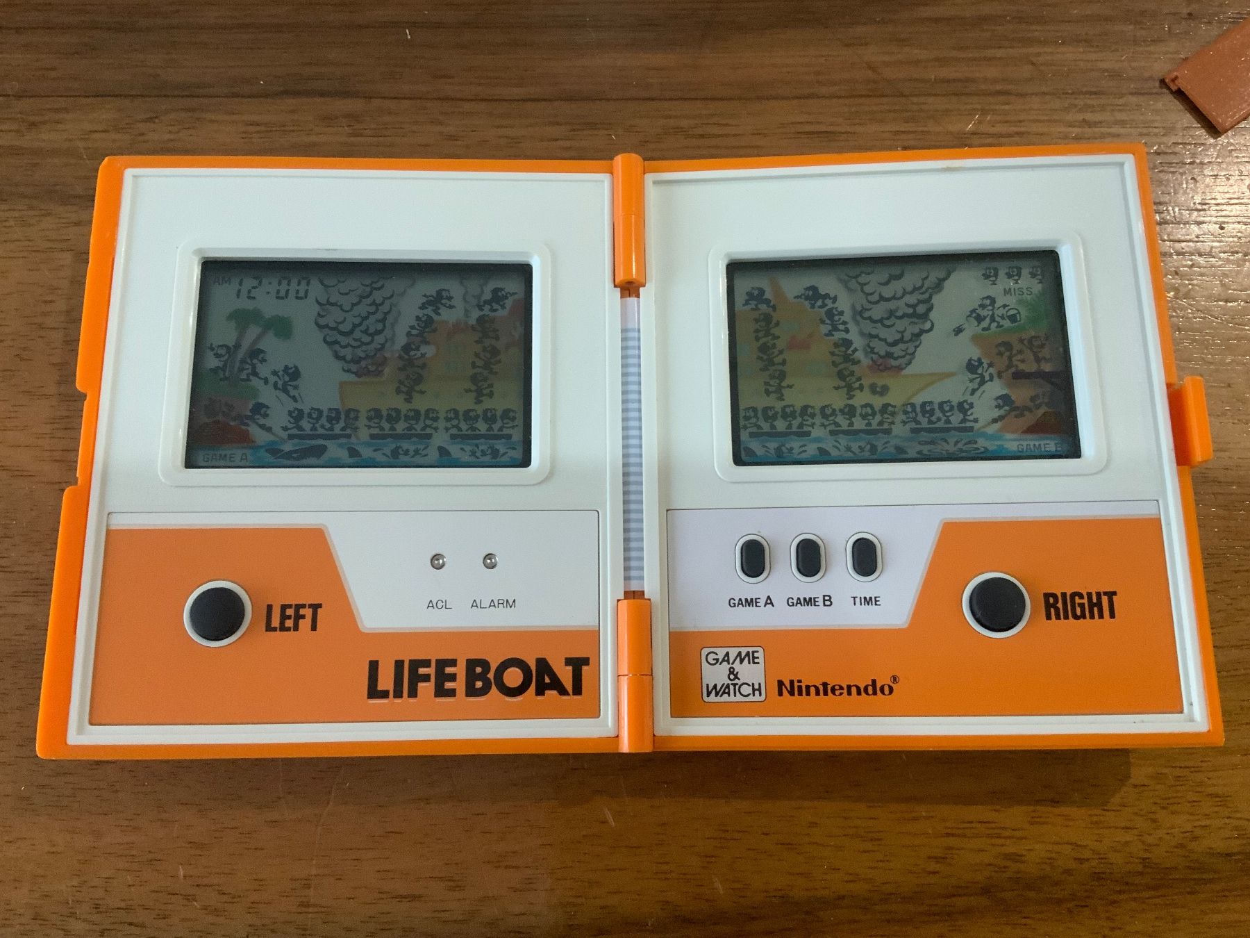 Game & Watch Life Boat Nintendo: Jeu Vintage 1983 (D'occasion) à ...