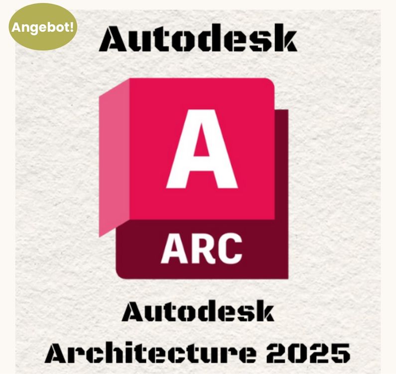 Autodesk AutoCAD Architecture 2025 Windows 1Jahr (Lern.ver) (Neu ...