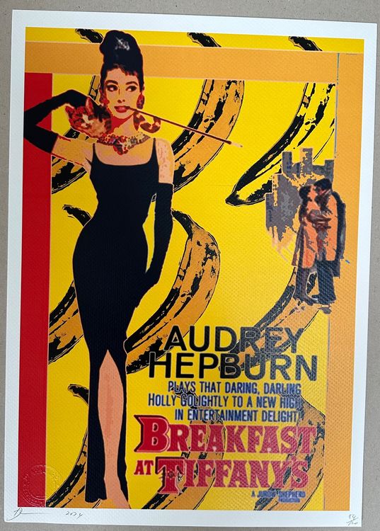 Death: Tiffany Hepburn, POP Art, signiert 84/100 (Neu (gemäss ...