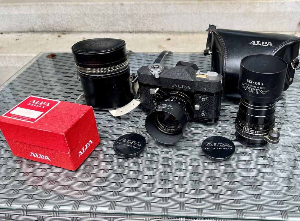 Super Rare Alpa 11e Schwarz, Kern macro switar 50 1.9, Leica | Kaufen ...