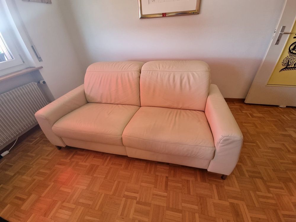Himolla Sofa Echt-Leder elektrisch verstellbar | Kaufen auf Ricardo