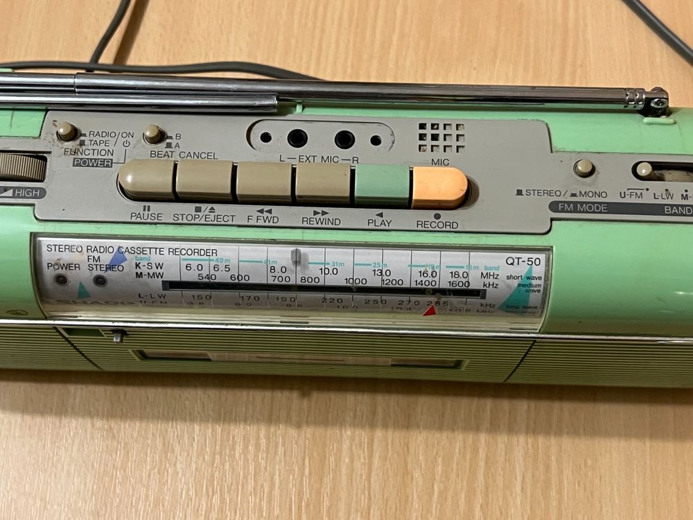 Stereo Radio Cassette Rec. Sharp QT-50 | Kaufen auf Ricardo