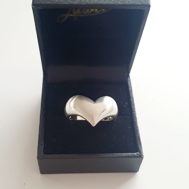 VINTAGE SILBER RING 925 HERZ FORM Gr 19.6 mm (Gebraucht) in Kreuzlingen ...
