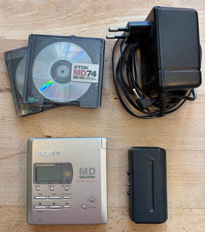 Sony MD Walkman MZ-R55 - Digital Recording - MiniDisc | Kaufen auf Ricardo