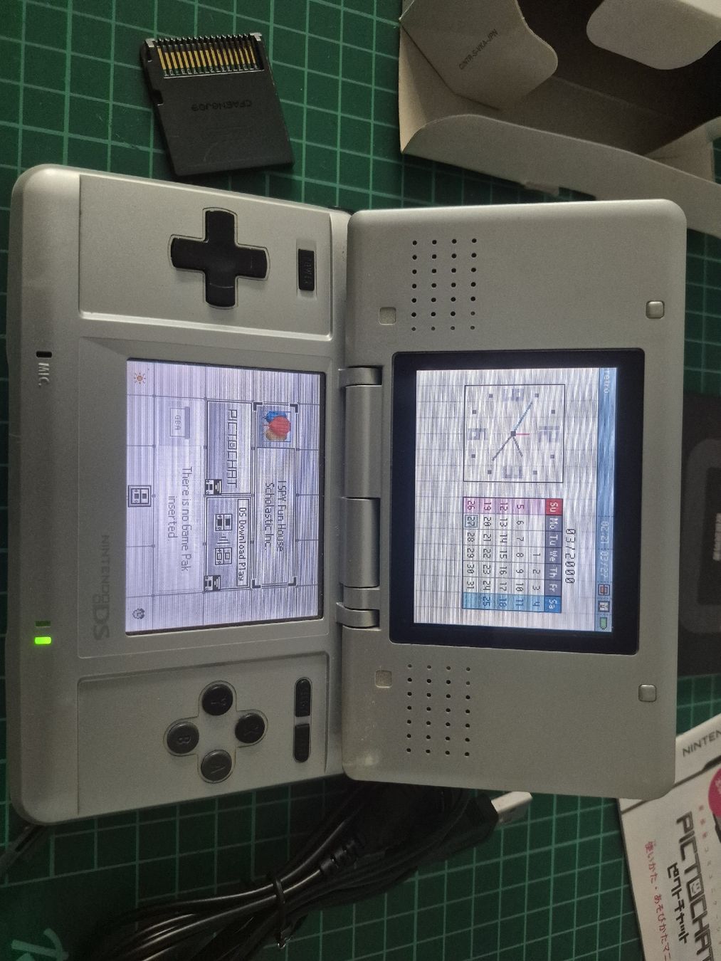 Nintendo DS Silver, Complete in Box - Vintage Gaming! in ovp (Gebraucht ...