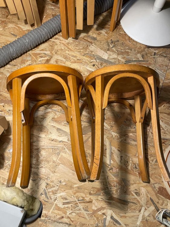 Vintage Hocker Baumann (2er Set) (Gebraucht) in Basel für CHF 80 – mit Lieferung auf Ricardo kaufen
