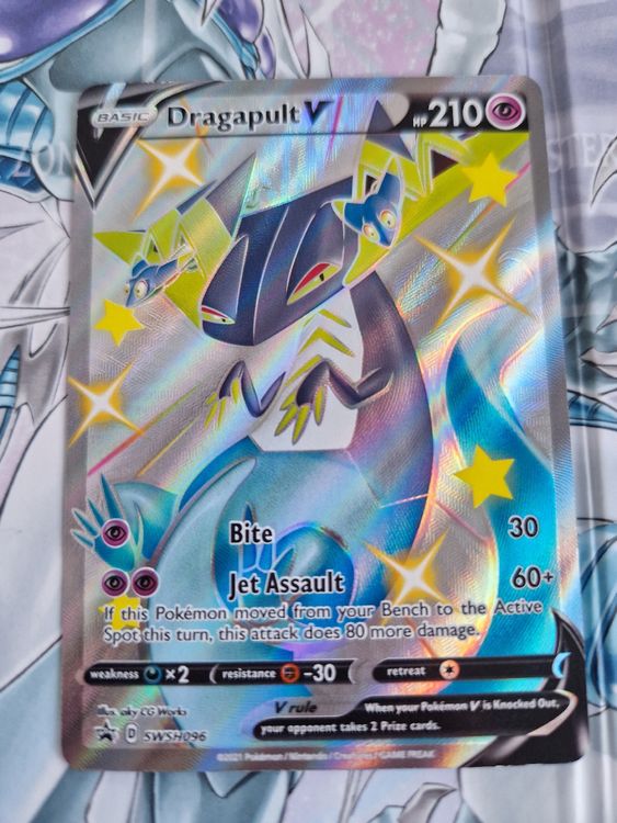 Shiny Dragapult VMAX SWSH096 Full Art Promo (Neu (gemäss Beschreibung ...