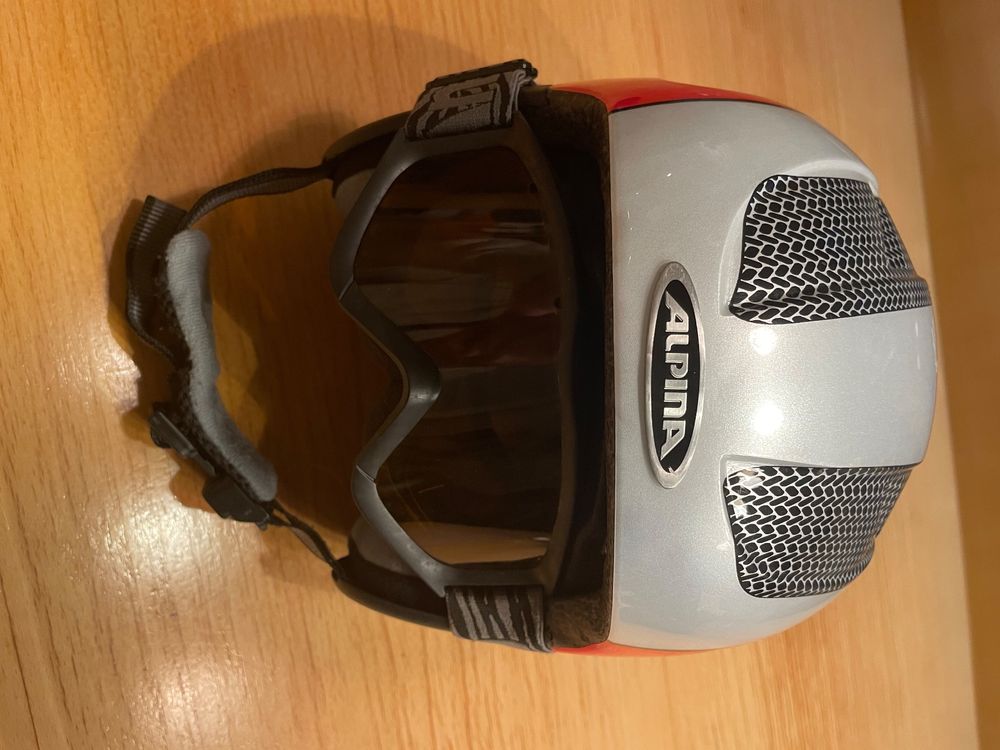 Alpina Carat Skihelm, Grösse 54-58, mit Skibrille, top Zusta (Gebraucht ...