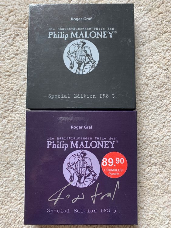 Hörspiel-Sets Philip Maloney mit Unterschrift von Roger Graf | Kaufen ...