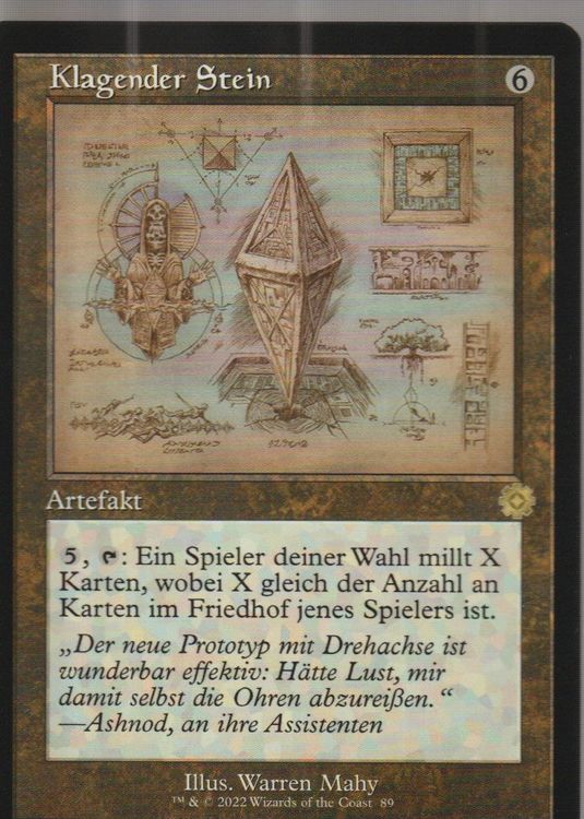 Magic The Gathering MTG Retro Frame Artifact 89 Klagender St | Kaufen ...