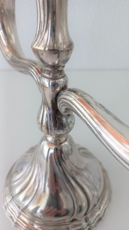 Alpacca Kandelaber 3-Armig - schwerversilbert von Wellner (Gebraucht ...