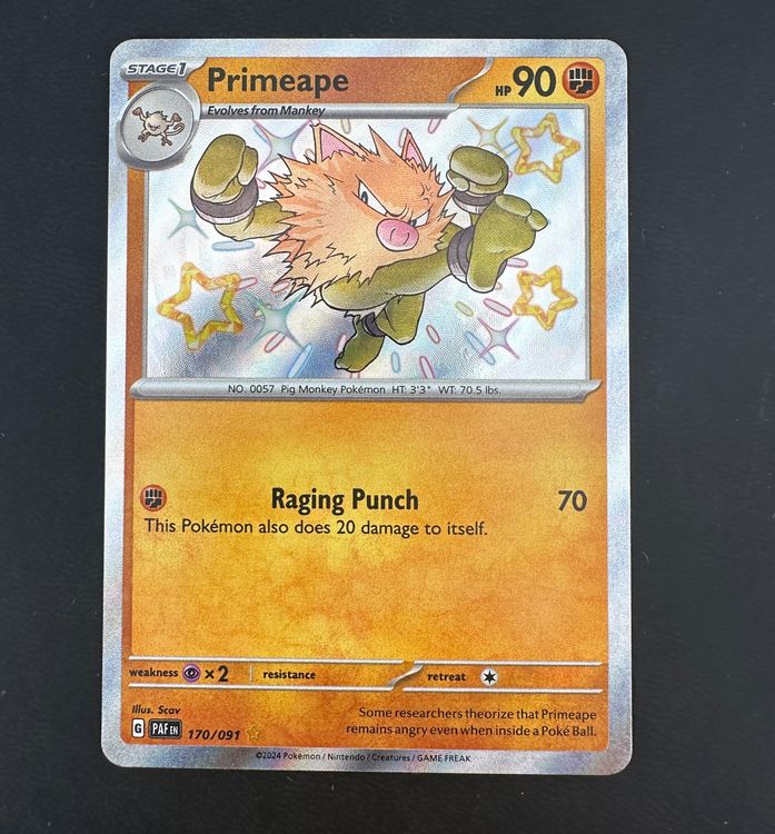 Pokemon Primeape 170/091 (Gebraucht) in Obergerlafingen für CHF 1 – mit ...