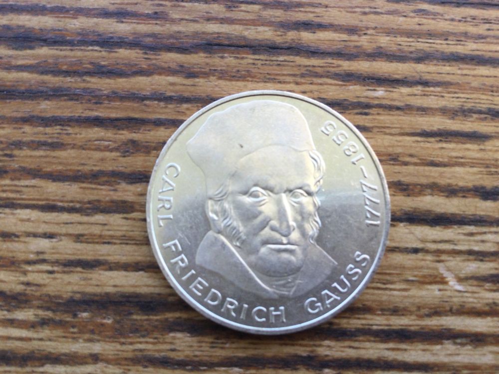 5 Deutsche Mark, 1977, Gauss, Silber (Gebraucht) in Riehen für CHF 10 ...