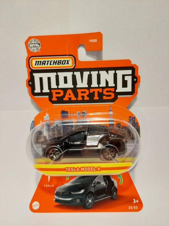 Matchbox Moving Parts 2023 Tesla Model X (Neu und originalverpackt) in ...