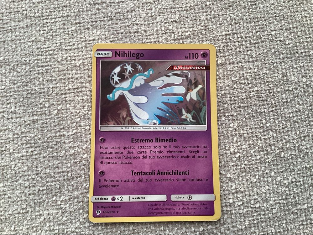 Nihilego - Ultra Rare - Pokemon Card - 110/147 (Ultra Beast) | Kaufen ...