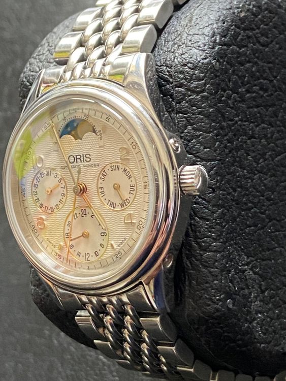 ORIS Automatic Winder, Vollkalender, Edelstahl 35mm | Kaufen auf Ricardo