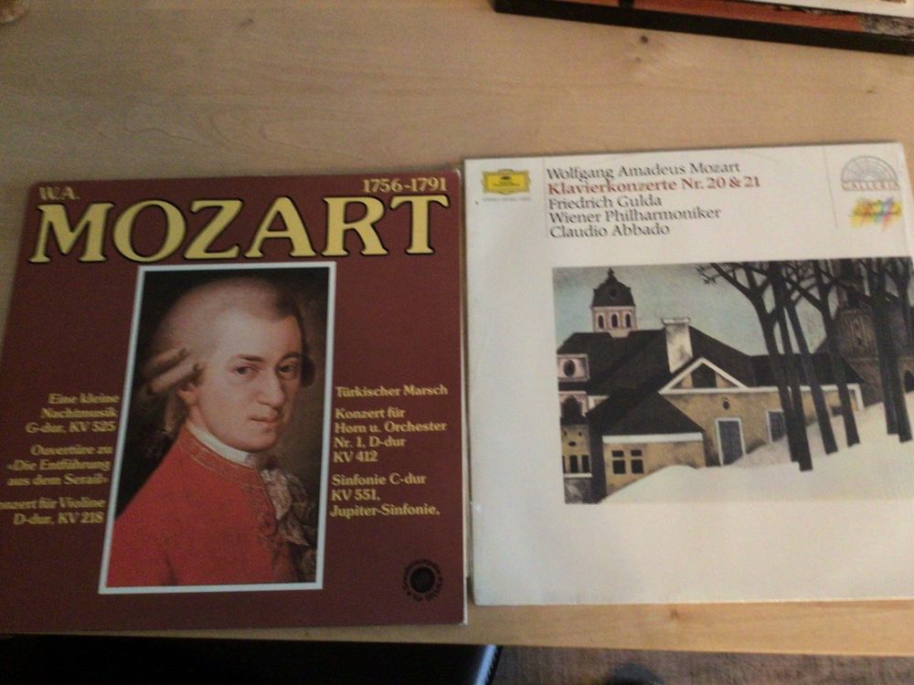 Zwei Mozart LP s | Kaufen auf Ricardo