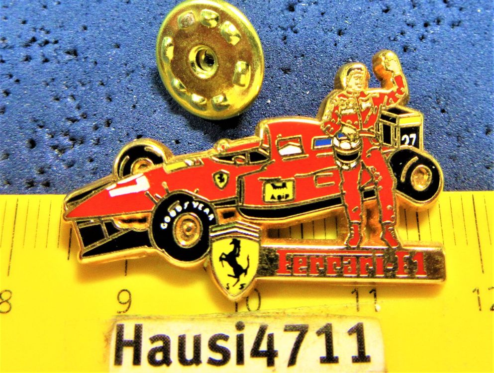 PIN FERRARI F1 NO.1 FORMEL1 RACING-CAR ARTHUS BERTRAND (Gebraucht) in ...