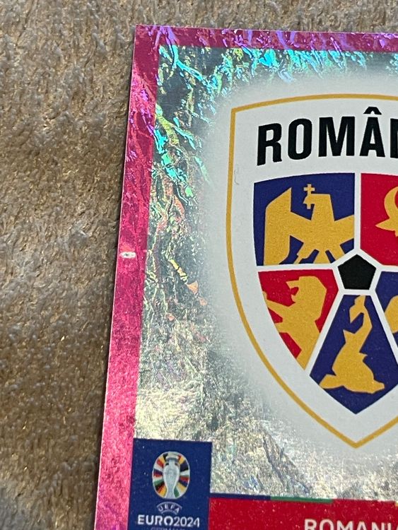 Topps EURO 2024 ROM 1 Wappen Pink Sticker | Kaufen auf Ricardo