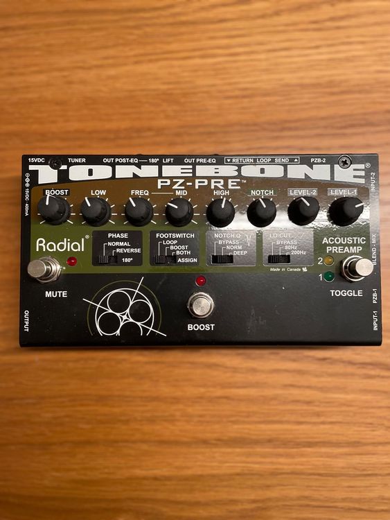 Radial Tonebone PZ-Pre Acoustic Pre-Amp (Gebraucht) in Staufen für CHF ...