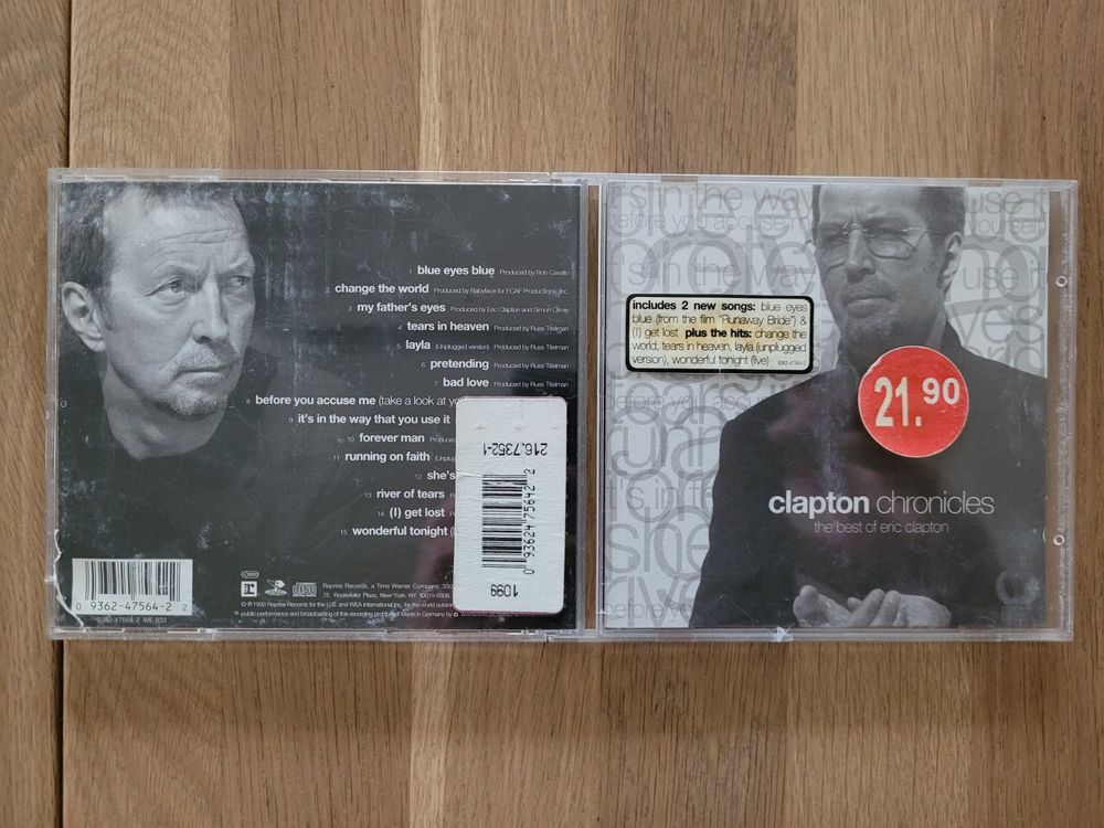 CD Eric Clapton - Chronicles, The Best Of Eric Clapton, 1999 | Kaufen auf Ricardo