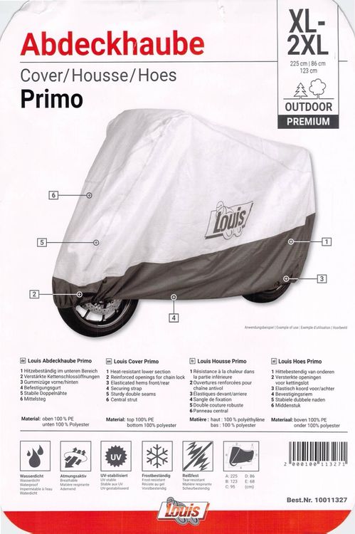 Motorrad Abdeckhaube Louis Primo XL-2XL (Neu (gemäss Beschreibung)) in ...