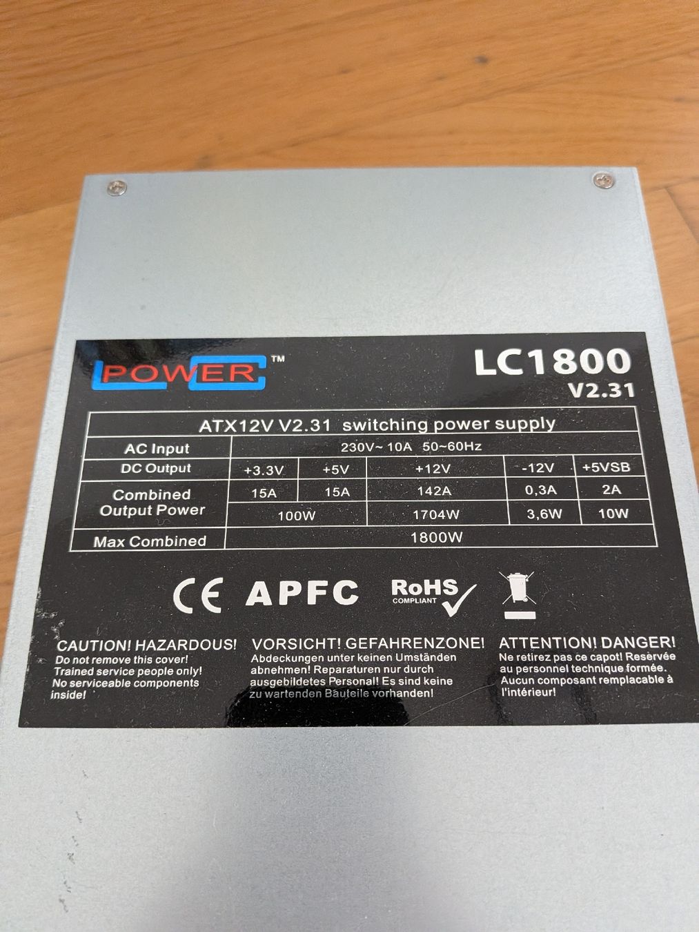 Super Netzteil LC1800 - Power Supply - Top Zustand! (Gebraucht) in ...