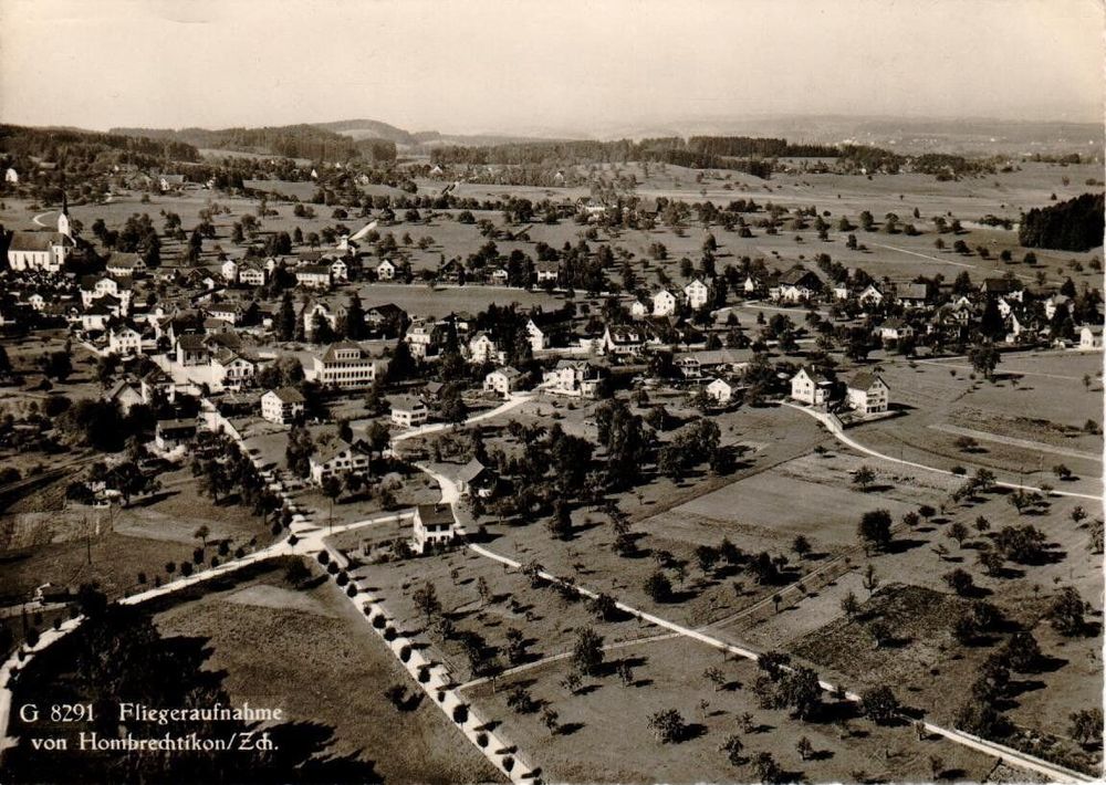 Hombrechtikon ZH Teilansicht Flugaufn. Nr.8291 , 1958 (Gebraucht) in ...