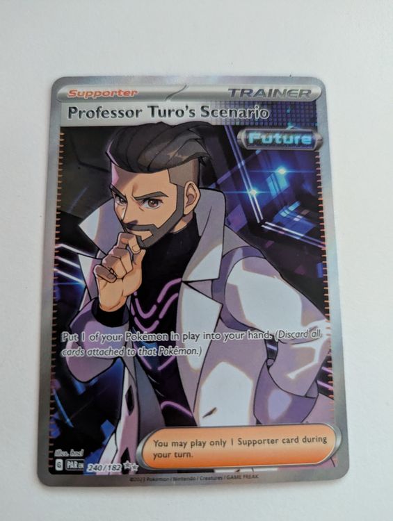 Professor Turo's Scenario - Full Art Secret Pokemon Card 240 (Gebraucht ...